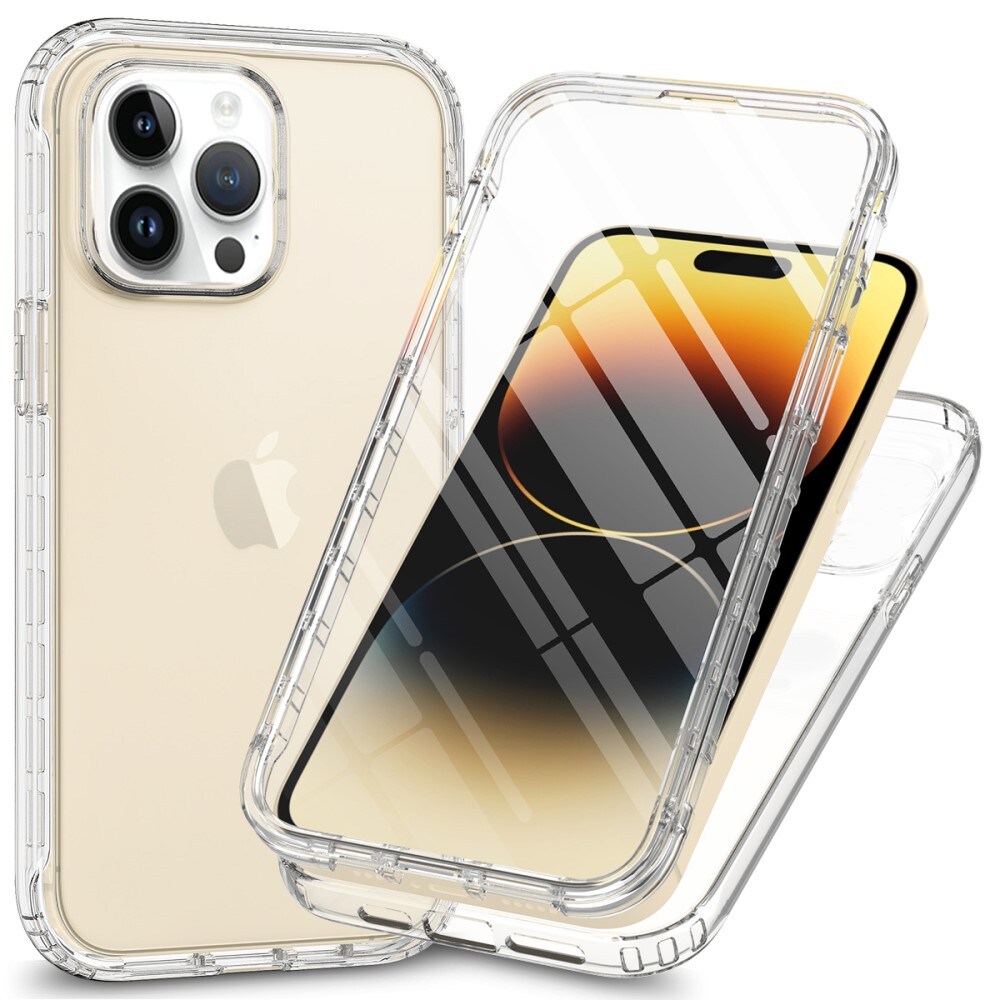 iPhone 15 Pro Full Protection Case Transparent