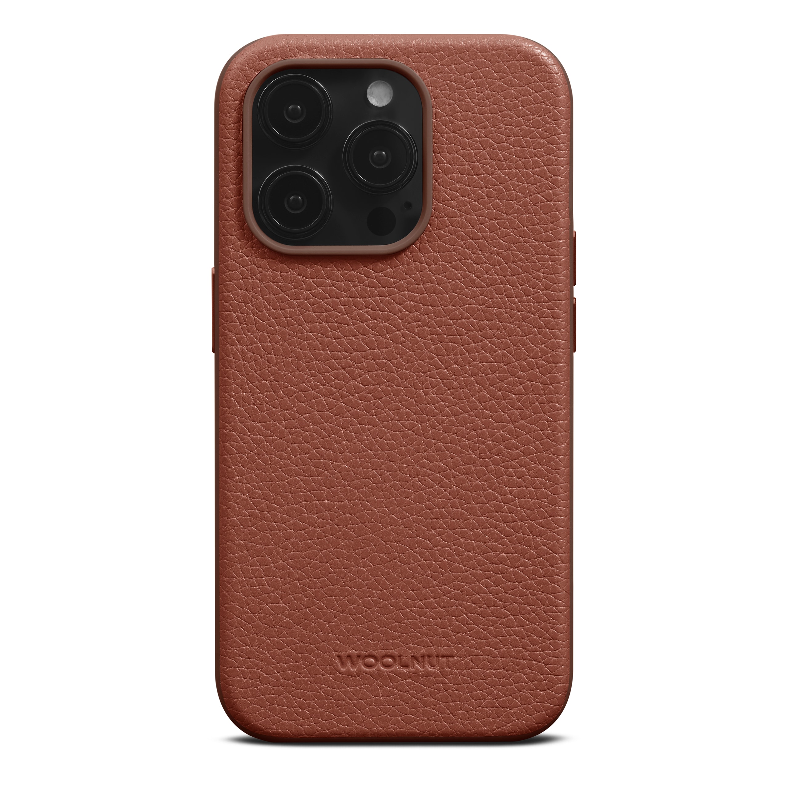 Woolnut iPhone 15 Pro Leather Case MagSafe Cognac