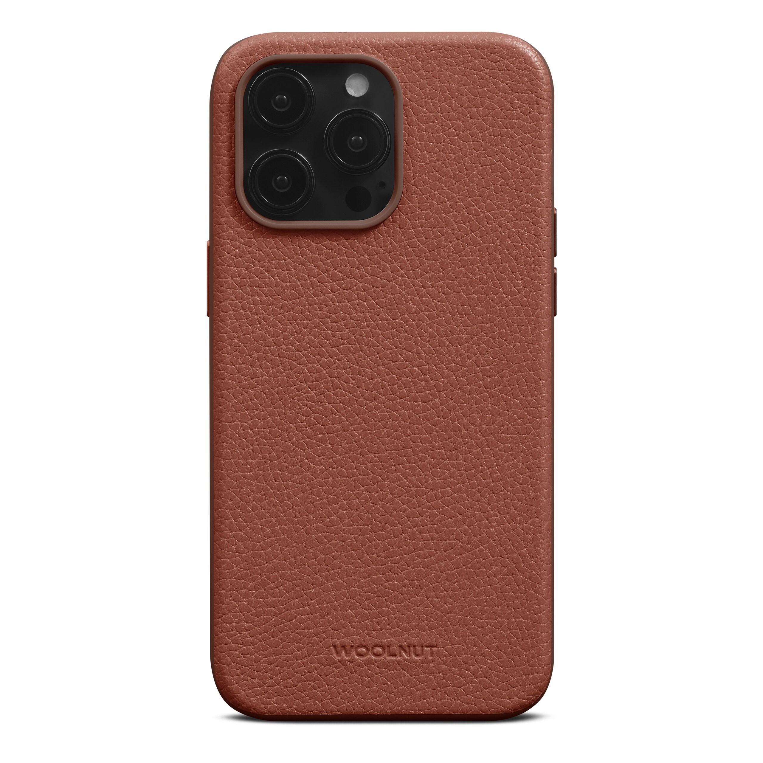 Woolnut iPhone 15 Pro Max Leather Case MagSafe Cognac